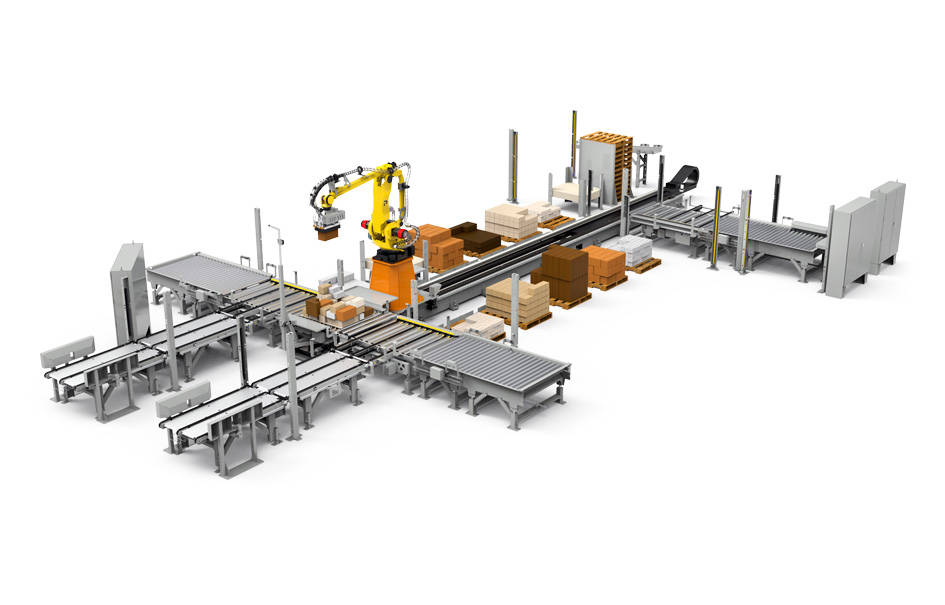 Mixed load palletizing solution – Robotic palletizers Mixed load palletizing solution – Robotic palletizers